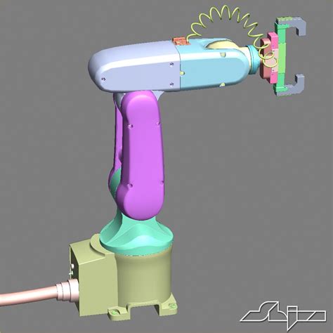 Robot Denso 1 3d Model 99 3ds Fbx Obj Max Free3d
