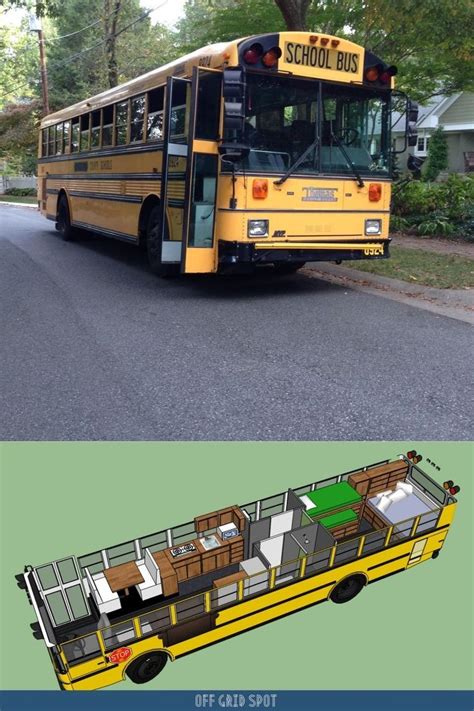 School Bus Tiny House School Bus Camper Old School Bus Bus House
