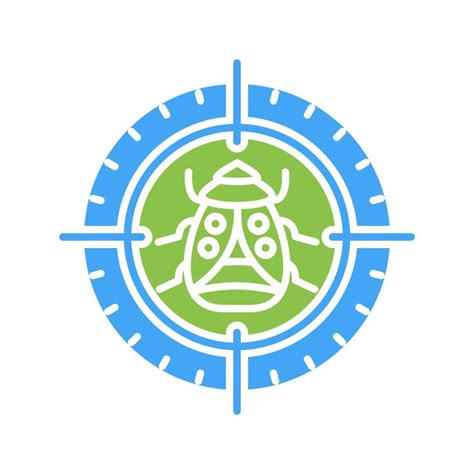Bug Target Vector Icon Vector Art At Vecteezy