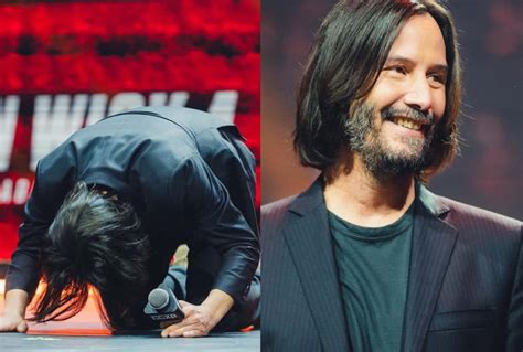 Keanu Reeves Es Ovacionado En Brasil Y Se Arrodilla Para Agradecer A