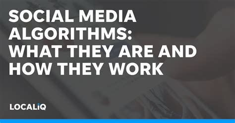 Understanding Social Media Algorithms