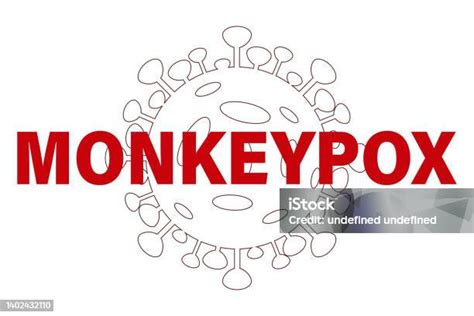 원숭이 Pox 기호의 윤곽선 아이콘입니다 천연두 바이러스의 개념 벡터 일러스트 레이 션 0명에 대한 스톡 벡터 아트 및 기타