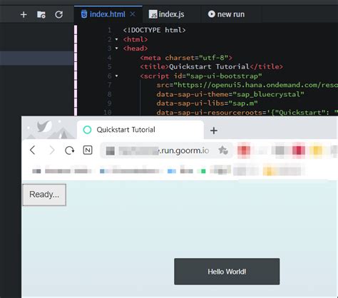 온라인 코딩 Web IDE 3가지 자바스크립트 연습하기 SAP Space