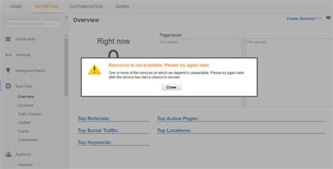 Google Analytics Realtime Goes Down Worldwide Fix Coming Soon Gear Primer