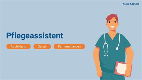 Pflegeassistent Aufgaben Ausbildung Und Gehalt Youtube