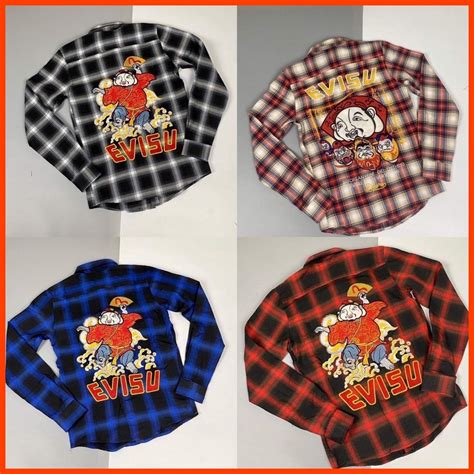 Áo Sơ Mi Nam Caro Evisu Dài Tay Dainghia7993 Shopee Việt Nam