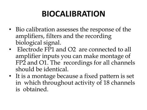 Eeg Calibration And Its Steps Pptx Technology And Computing