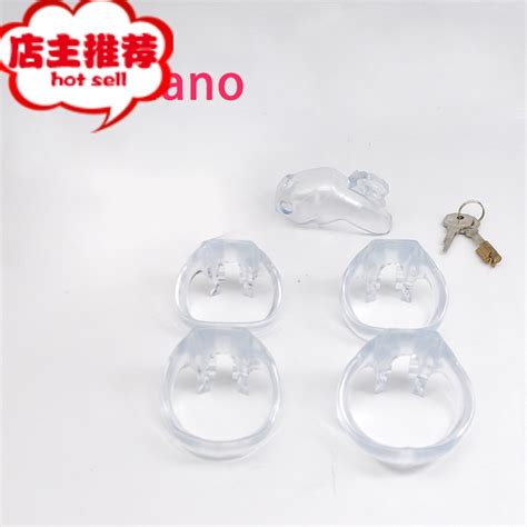 男用贞操锁SM情趣CB锁插管男士锁jj鸟笼SM禁欲调教道具欢乐小鸟 微小款 透明 个替换卡环 其他SM用品视频介绍 男用贞操锁SM情趣CB锁插管男士锁jj鸟笼SM禁欲调教道具欢乐小鸟 微小款