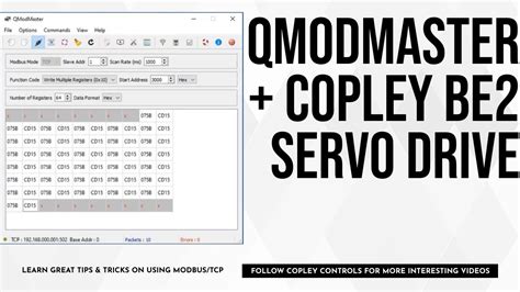Qmodmaster Modbus Tcp Master Youtube