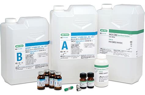 Variant Ii Turbo Hemoglobin Testing System Reagents — Bio Rad