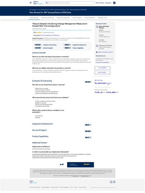 Review Cloud Hcm Suites For 1000 Employee Enterprises Sap Sap