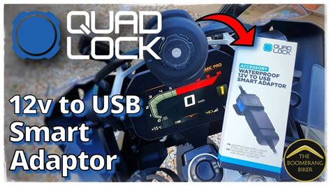 Quad Lock 12v To Usb Smart Adaptor Unbox And Install Bmw R1250 Gs