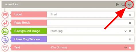 Create A Scene Tutorial TyranoBuilder