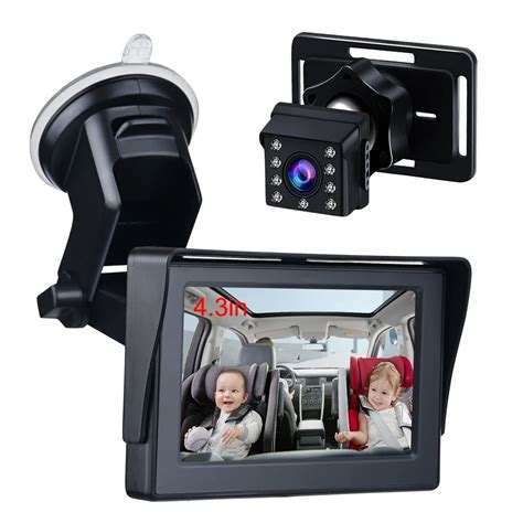 Baby Car Back Seat Camera Hd P Monitor Screen Camera Night