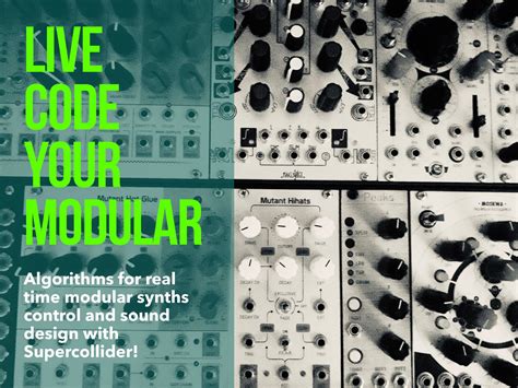 live code your modular synth r supercollider