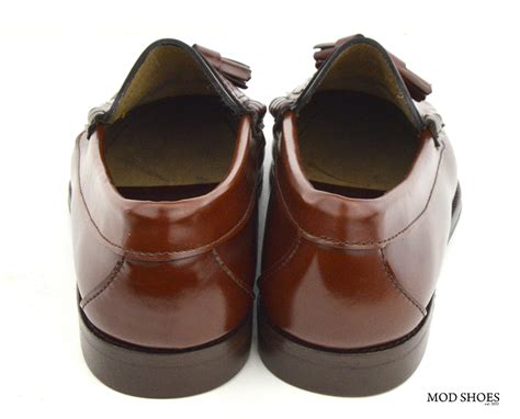 Chestnut Tassel Loafer The Duke By Modshoes Mod Shoes