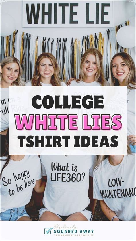 Top White Lies Outfit Ideas For College Parties College Party Shirt