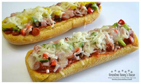 Garlic Bread Pizza Grandma Honeys House