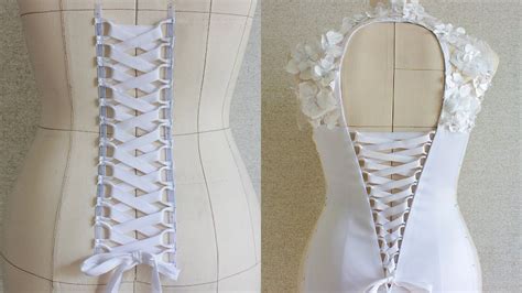 How To Sew Corset Loops For Corset Back Part 2 Diy Corset Corset Sewing Pattern Corset