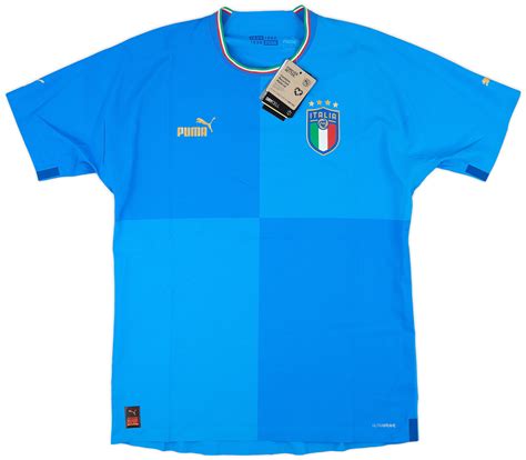 2022 23 Italy Authentic Home Shirt L