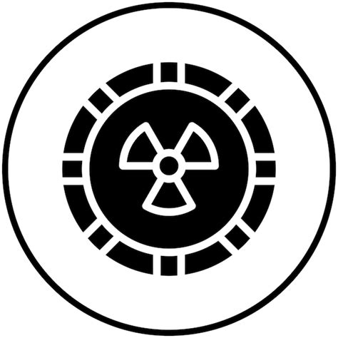 Radiation Vector Icon Illustration Of Pollution Iconset Premium Vector