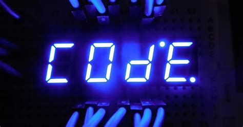 7 Segment Led Display Electronics Project Embedded Microcontroller