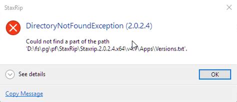 Question How To Run X Without Error Issue Staxrip