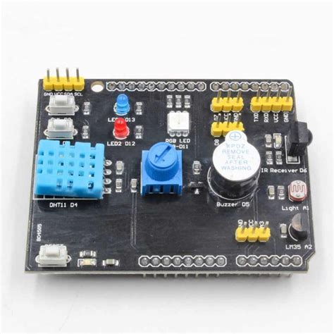 Многофункциональная плата расширения с Dht11 Lm35 Rgb Led ИК