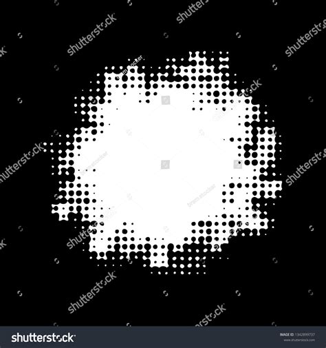 Halftone Splash Vector Stock Vector Royalty Free 1342899737