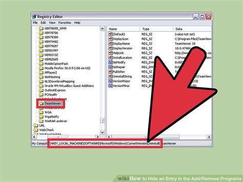 How To Hide An Entry In The Add Remove Programs 9 Steps