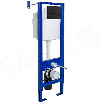 Инсталляция Berges Atom 410 c кнопкой Line черной Soft Touch купить в ...