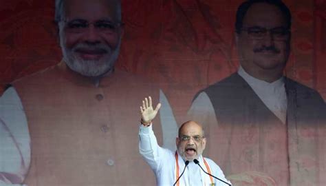 Vote Modi Back To Power To Avoid Infiltration Amit Shah At Rally In