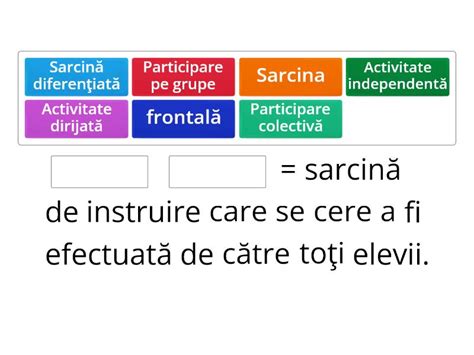Forme De Organizare A Activității Didactice Missing Word