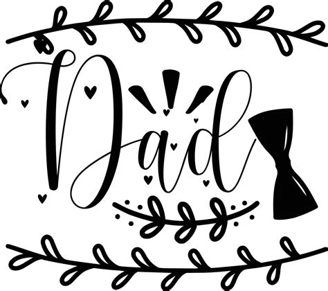 Dad Quotes Design Free Vector 23260061 Vector Art At Vecteezy