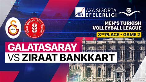 Rd Place Game Galatasaray HDI Sigorta Vs Ziraat Bankkart Full Match Turkish Men S