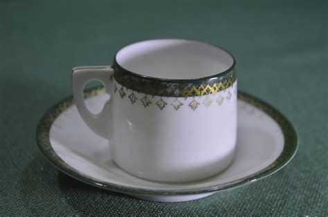 Купить Кофейная пара фарфоровая миниатюрная Модерн Фарфор Кузнецов или Гарднер Царская