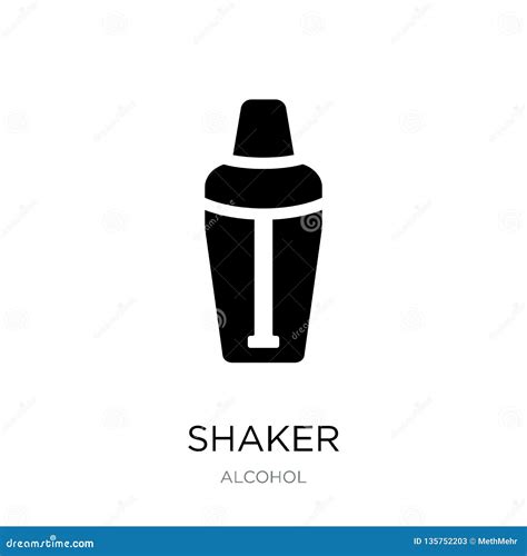 Shaker Icon In Trendy Design Style Shaker Icon Isolated On White Background Stock Vector