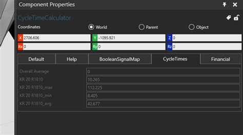 Cycle Time Calculator General Questions Visual Components The