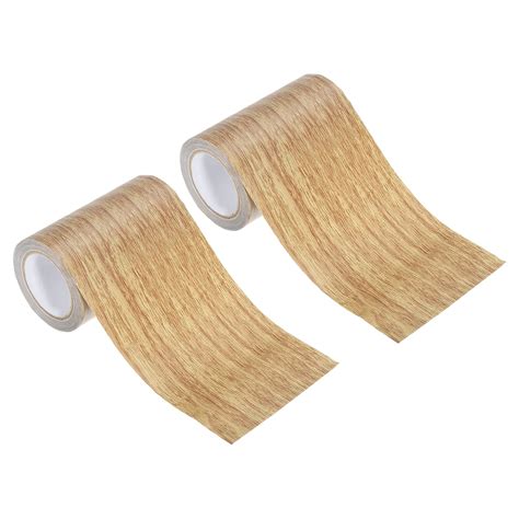 Uxcell Wood Grain Repair Tape 4x30 Self Adhesive Realistic Textured