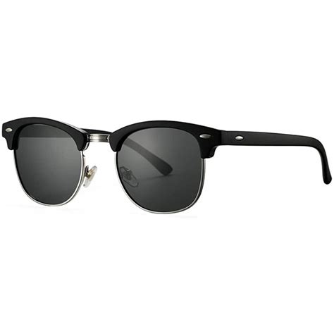 Mens 5001sp Rimless Rectangular Sunglasses With 100 Uv Protection 60