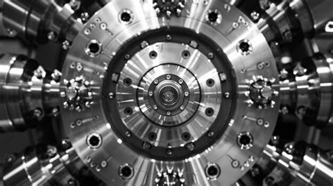 Premium Photo A Black And White Image Of A Particle Detector