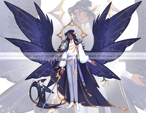 Feyngel Twilight Lilies Closed By Aketan Adopts On Deviantart