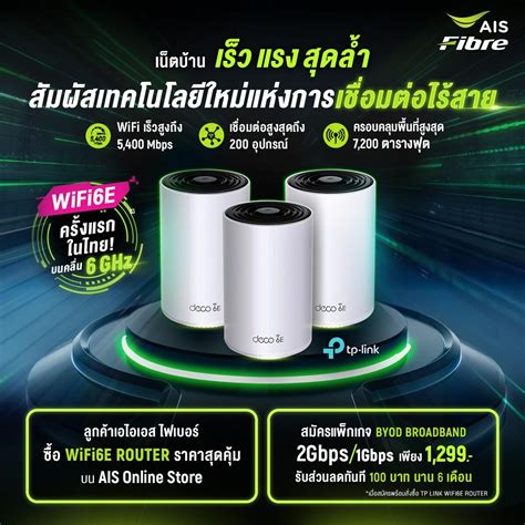 Ais Fibre เปิดตัว ‘wifi6e Router รองรับคลื่นสัญญาณใหม่ 6ghz พร้อม เน็ต