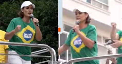 Durante Oração Michelle Bolsonaro Chama Atenção Após Pedido Inédito