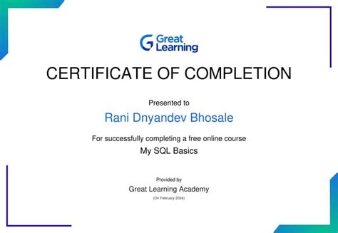 Rani Bhosale On Linkedin Excited To Share That I Have Earned
