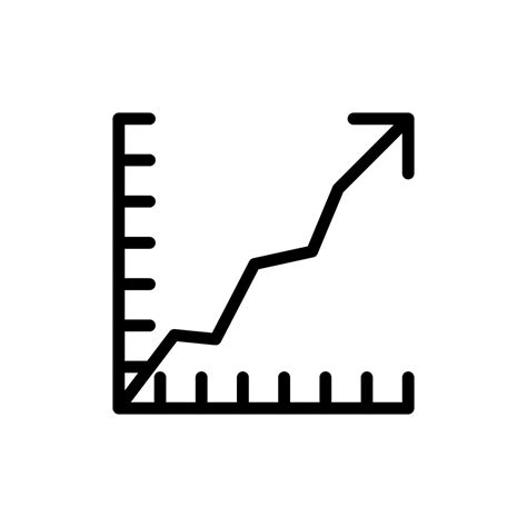 Economy Growth Icon Isolated On White Background Infographic Growth