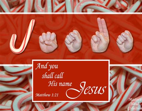 Call His Name Jesus Watermark Masters Hand Collection