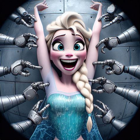 Elsa Tickled Ai By Laughbot On Deviantart