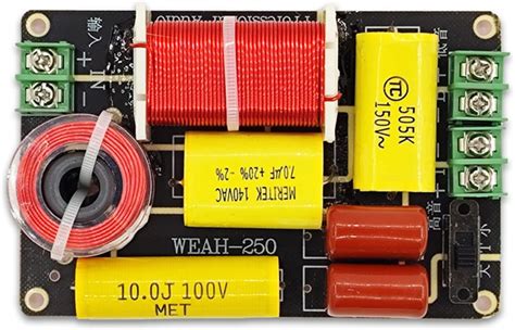 2 Way Speaker Frequency Divider Module Treble Bass Hi Fi Filter