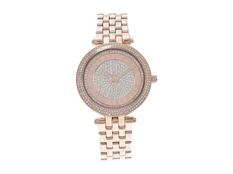 Michael Kors Mk4592 Darci Three Hand Stainless Steel Watch In Black